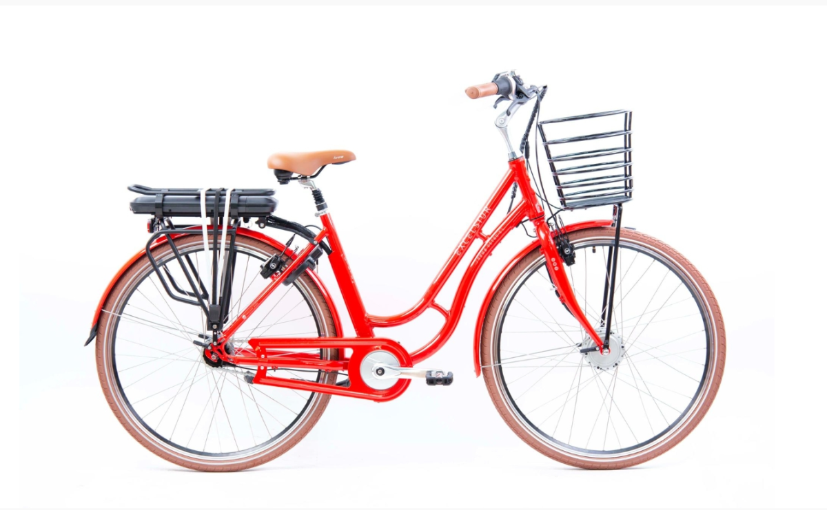EXCELSIOR Rømø Retro Rød Elcykel - ELCYKLER - Cykelbutikkerne.dk